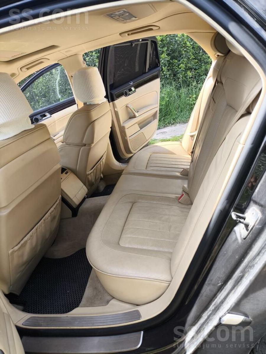 Melns Volkswagen Phaeton 2008 Jelgava, ar dzinēja tilpumu 3.00 L un nobraukumu 418 tūkst. km par 3200 €, foto 5 vietnē AUTOMOTO.COM.LV