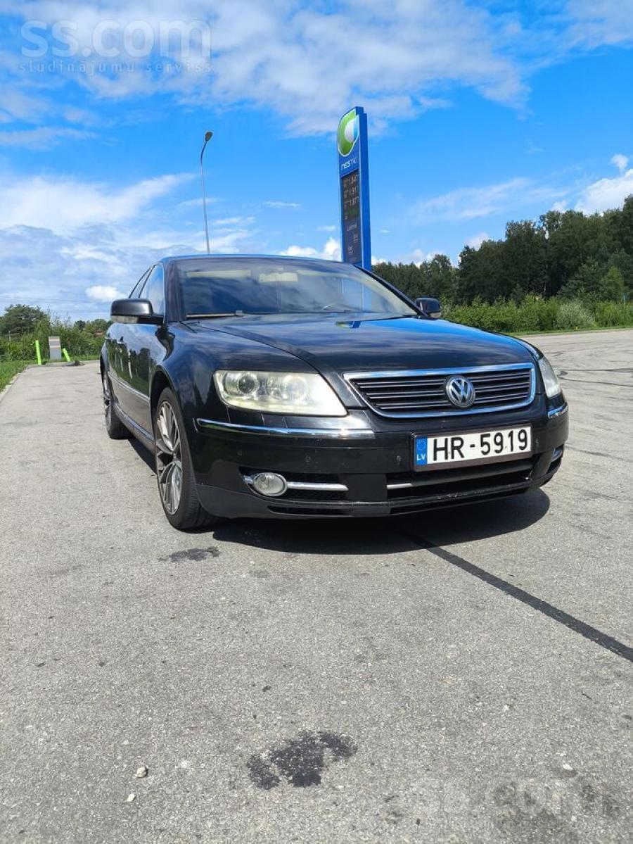 Melns Volkswagen Phaeton 2008 Jelgava, ar dzinēja tilpumu 3.00 L un nobraukumu 418 tūkst. km par 3200 €, foto 14 vietnē AUTOMOTO.COM.LV