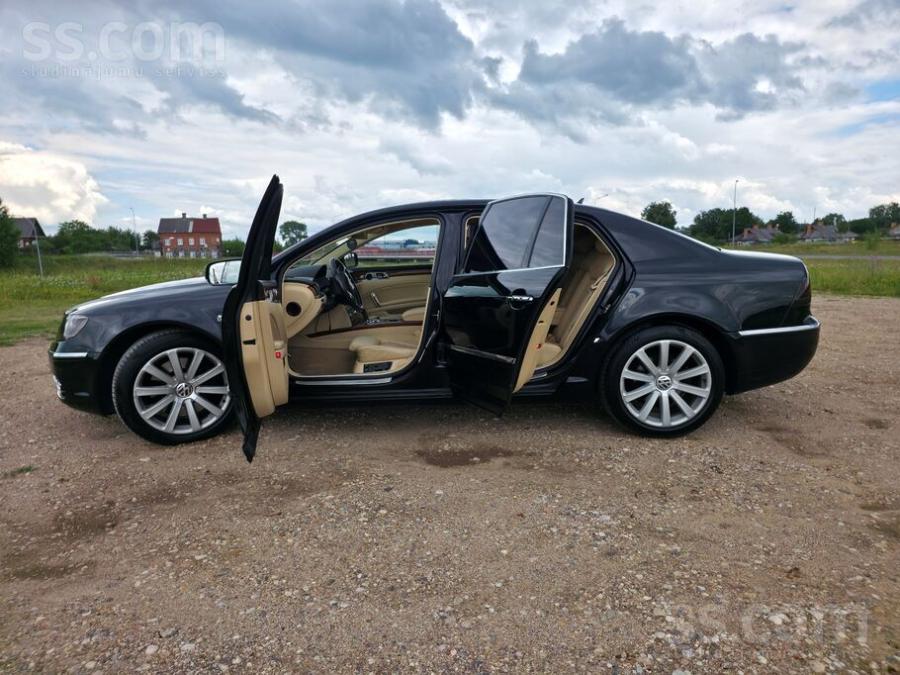 Black Volkswagen Phaeton 2010 in Daugavpils, with an engine capacity of 3.00 L and mileage of 343 thousand km for 7300 €, photo 6 on AUTOMOTO.COM.LV