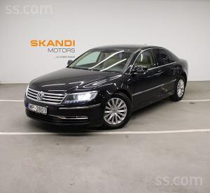 Black Volkswagen Phaeton 2011 in Riga, with an engine capacity of 3.00 L and mileage of 299 thousand km for 5790 €, photo  on AUTOMOTO.COM.LV