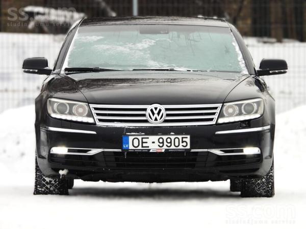 Melns Volkswagen Phaeton 2011 Rīga, ar dzinēja tilpumu 3.00 L un nobraukumu 357 tūkst. km par 6990 €, foto 3 vietnē AUTOMOTO.COM.LV