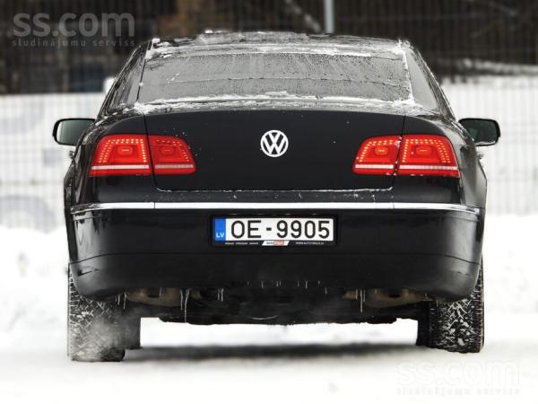 Melns Volkswagen Phaeton 2011 Rīga, ar dzinēja tilpumu 3.00 L un nobraukumu 357 tūkst. km par 6990 €, foto 6 vietnē AUTOMOTO.COM.LV