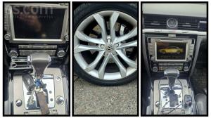 Black Volkswagen Phaeton 2011 in Riga, with an engine capacity of 3.00 L and mileage of 257 thousand km for 8800 €, photo 12 on AUTOMOTO.COM.LV