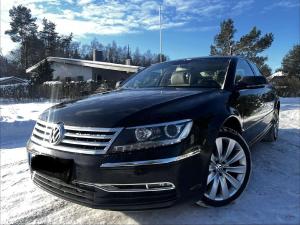 Black Volkswagen Phaeton 2012 in Vilnius, with an engine capacity of 3.00 L and mileage of 207 thousand km for 7800 €, photo  on AUTOMOTO.COM.LV
