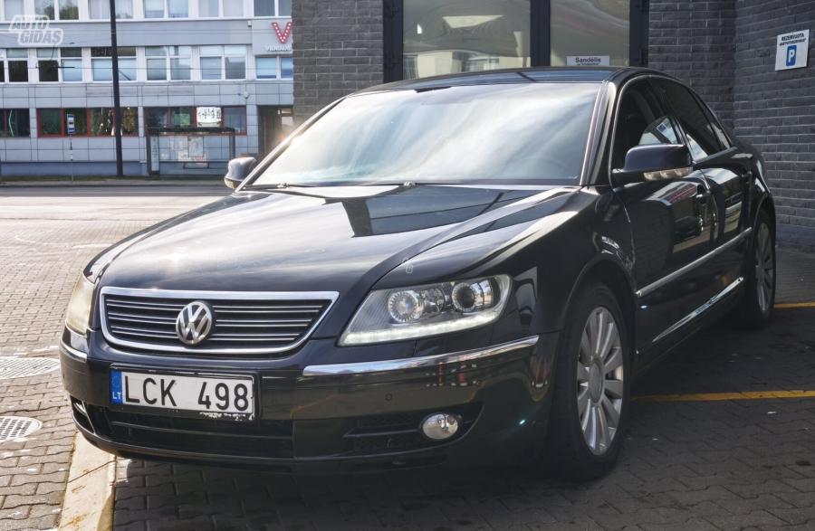 Melns Volkswagen Phaeton 2008 Viļņa, ar dzinēja tilpumu 1.90 L un nobraukumu 300 tūkst. km par 820 €, foto 1 vietnē AUTOMOTO.COM.LV