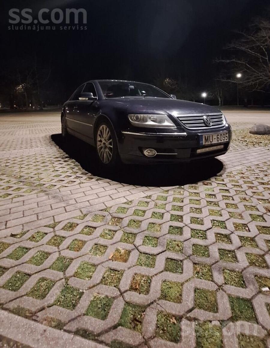 Zils Volkswagen Phaeton 2005 Ventspils, ar dzinēja tilpumu 3.00 L un nobraukumu 343 tūkst. km par 3500 €, foto 2 vietnē AUTOMOTO.COM.LV