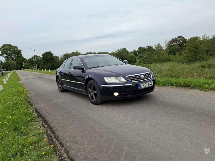 Zils Volkswagen Phaeton 2007 Šilalė, ar dzinēja tilpumu 2.97 L un nobraukumu 300 tūkst. km par 1999 €, foto 4 vietnē AUTOMOTO.COM.LV