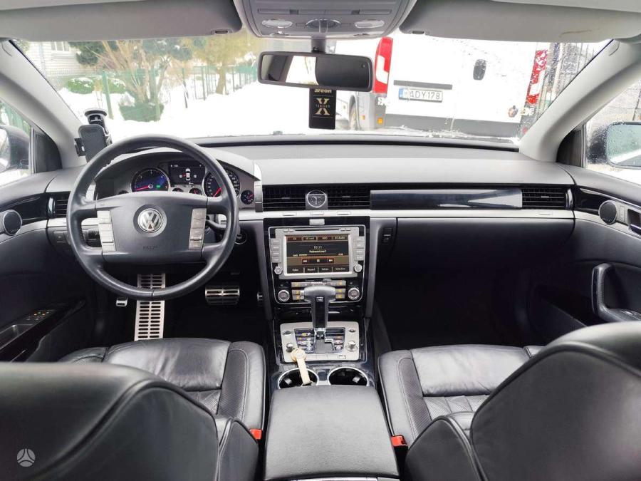 Brūns Volkswagen Phaeton 2009 Tauragė, ar dzinēja tilpumu 2.97 L un nobraukumu 255 tūkst. km par 4700 €, foto 12 vietnē AUTOMOTO.COM.LV