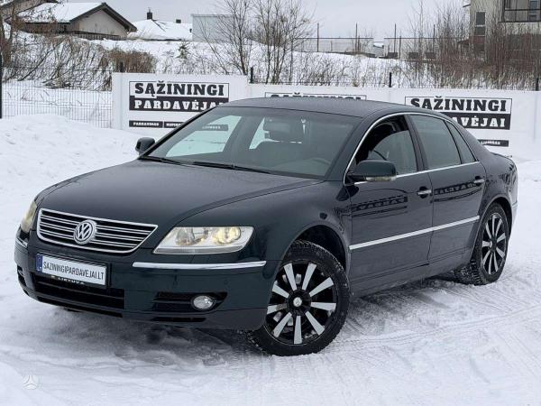 Zaļš Volkswagen Phaeton 2004 Viļņa, ar dzinēja tilpumu 3.19 L un nobraukumu 240 tūkst. km par 2500 €, foto 1 vietnē AUTOMOTO.COM.LV