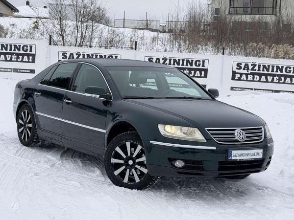 Zaļš Volkswagen Phaeton 2004 Viļņa, ar dzinēja tilpumu 3.19 L un nobraukumu 240 tūkst. km par 2500 €, foto 2 vietnē AUTOMOTO.COM.LV
