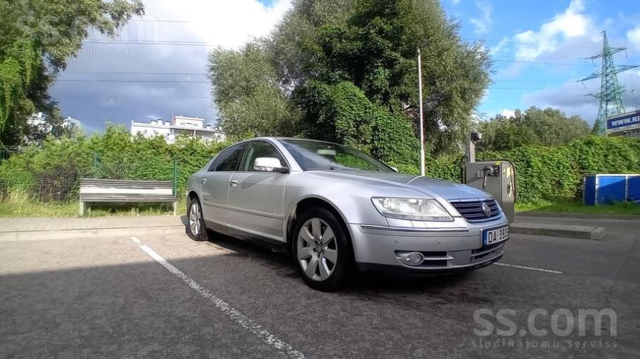 Pelēks Volkswagen Phaeton 2004 Rīga, ar dzinēja tilpumu 3.00 L un nobraukumu 311 tūkst. km par 2765 €, foto 3 vietnē AUTOMOTO.COM.LV
