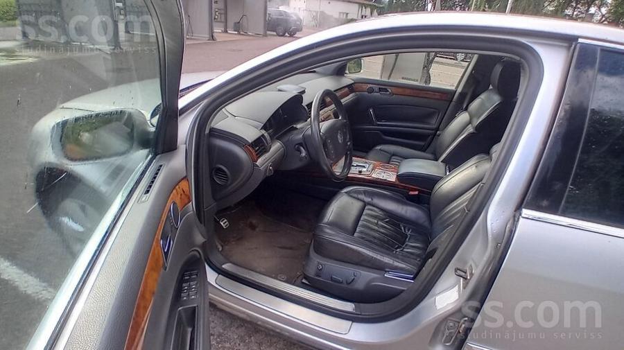 Pelēks Volkswagen Phaeton 2004 Rīga, ar dzinēja tilpumu 3.00 L un nobraukumu 311 tūkst. km par 2765 €, foto 6 vietnē AUTOMOTO.COM.LV