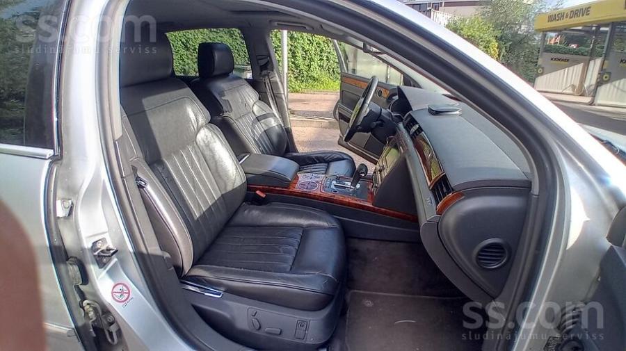 Pelēks Volkswagen Phaeton 2004 Rīga, ar dzinēja tilpumu 3.00 L un nobraukumu 311 tūkst. km par 2765 €, foto 7 vietnē AUTOMOTO.COM.LV