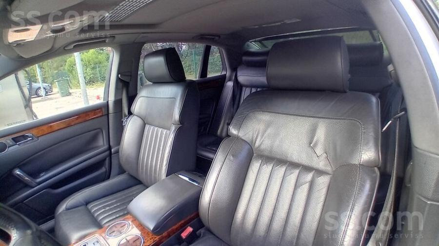 Pelēks Volkswagen Phaeton 2004 Rīga, ar dzinēja tilpumu 3.00 L un nobraukumu 311 tūkst. km par 2765 €, foto 8 vietnē AUTOMOTO.COM.LV