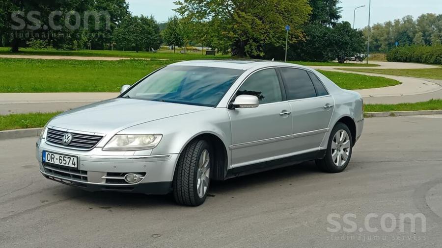 Pelēks Volkswagen Phaeton 2004 Rīga, ar dzinēja tilpumu 3.00 L un nobraukumu 311 tūkst. km par 2550 €, foto 20 vietnē AUTOMOTO.COM.LV