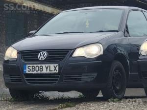 Black Volkswagen Polo 2008 in Riga, with an engine capacity of 1.20 L and mileage of 220 thousand km for 99 €, photo  on AUTOMOTO.COM.LV