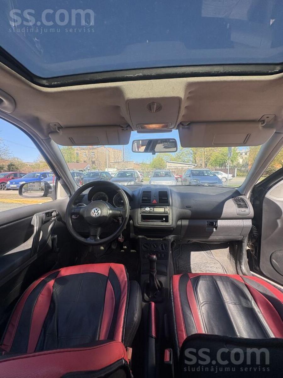 Black Volkswagen Polo 2000 in Riga, with an engine capacity of 1.00 L and mileage of 292 thousand km for 860 €, photo 8 on AUTOMOTO.COM.LV