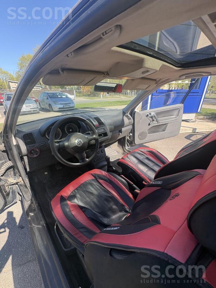 Black Volkswagen Polo 2000 in Riga, with an engine capacity of 1.00 L and mileage of 292 thousand km for 860 €, photo 12 on AUTOMOTO.COM.LV