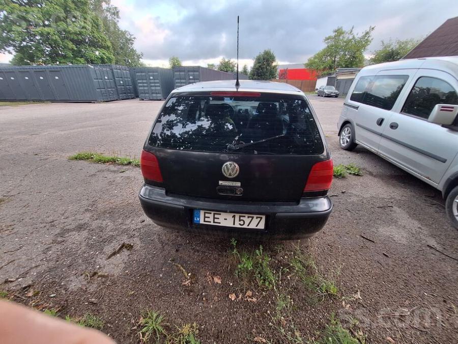 Black Volkswagen Polo 2000 in Riga, with an engine capacity of 1.40 L and mileage of 246 thousand km for 600 €, photo 5 on AUTOMOTO.COM.LV