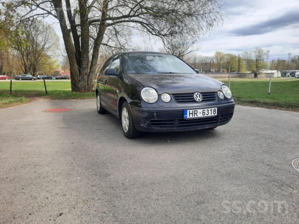 Melns Volkswagen Polo 2002 Rīga, ar dzinēja tilpumu 1.40 L un nobraukumu 338 tūkst. km par 850 €, foto 1 vietnē AUTOMOTO.COM.LV