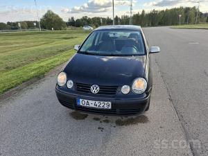 Black Volkswagen Polo 2002 in Ogre, with an engine capacity of 1.20 L and mileage of 230 thousand km for 1100 €, photo  on AUTOMOTO.COM.LV