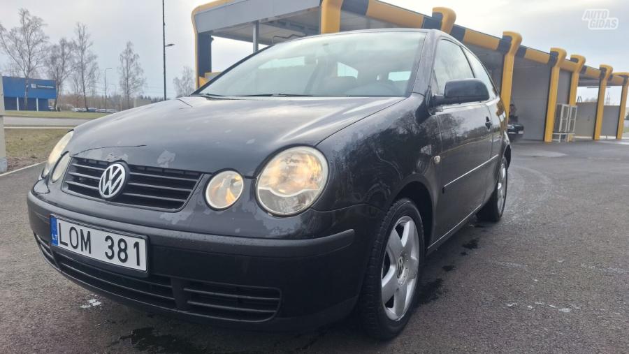 Black Volkswagen Polo 2003 in Kaunas, with an engine capacity of 1.20 L and mileage of 212 thousand km for 999 €, photo 21 on AUTOMOTO.COM.LV