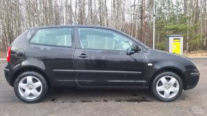 Black Volkswagen Polo 2003 in Kaunas, with an engine capacity of 1.20 L and mileage of 212 thousand km for 999 €, photo 23 on AUTOMOTO.COM.LV