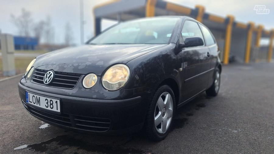 Black Volkswagen Polo 2003 in Kaunas, with an engine capacity of 1.20 L and mileage of 212 thousand km for 999 €, photo 29 on AUTOMOTO.COM.LV