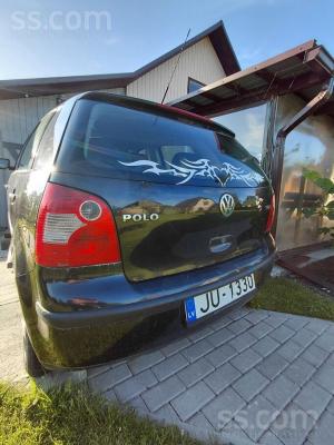 Black Volkswagen Polo 2003 in Jekabpils, with an engine capacity of 1.90 L and mileage of 380 thousand km for 500 €, photo 4 on AUTOMOTO.COM.LV