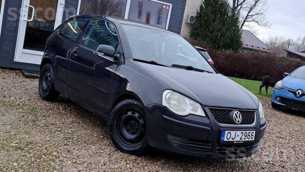 Black Volkswagen Polo 2006 in Jelgava, with an engine capacity of 1.90 L and mileage of 291 thousand km for 990 €, photo 2 on AUTOMOTO.COM.LV