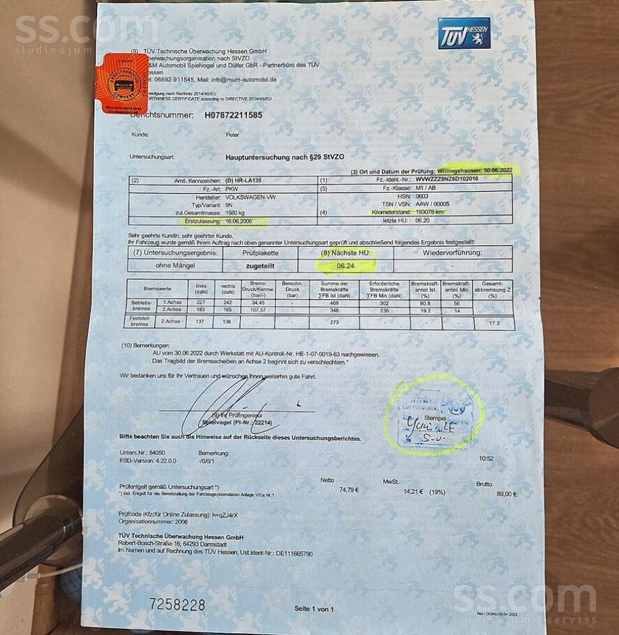 Melns Volkswagen Polo 2006 Jūrmala, ar dzinēja tilpumu 1.40 L un nobraukumu 231 tūkst. km par 3450 €, foto 8 vietnē AUTOMOTO.COM.LV
