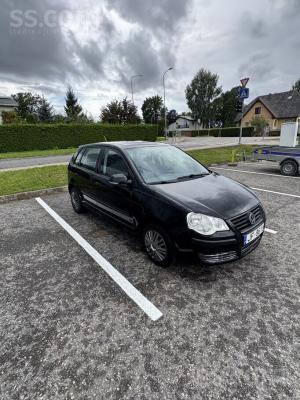 Black Volkswagen Polo 2006 in Riga, with an engine capacity of 1.20 L and mileage of 167 thousand km for 1300 €, photo 3 on AUTOMOTO.COM.LV