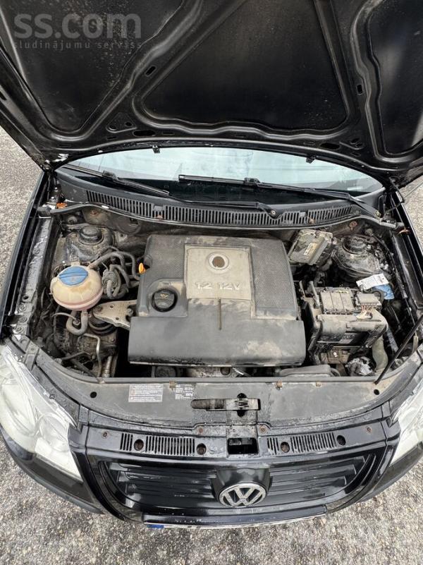 Melns Volkswagen Polo 2006 Rīga, ar dzinēja tilpumu 1.20 L un nobraukumu 167 tūkst. km par 1300 €, foto 10 vietnē AUTOMOTO.COM.LV