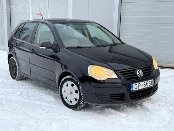 Black Volkswagen Polo 2007 in Riga, with an engine capacity of 1.20 L and mileage of 217 thousand km for 1900 €, photo 2 on AUTOMOTO.COM.LV