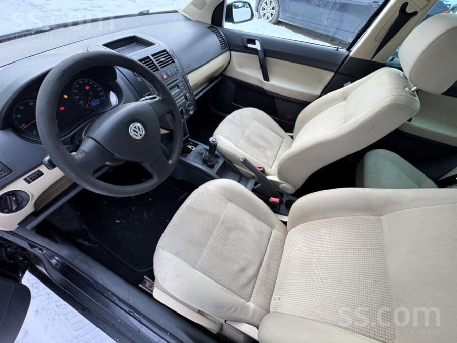 Melns Volkswagen Polo 2007 Rīga, ar dzinēja tilpumu 1.20 L un nobraukumu 217 tūkst. km par 1900 €, foto 5 vietnē AUTOMOTO.COM.LV