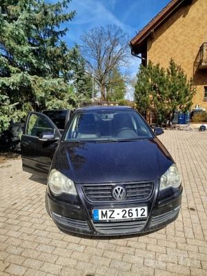 Black Volkswagen Polo 2007 in Riga, with an engine capacity of 1.40 L and mileage of 271 thousand km for 1600 €, photo  on AUTOMOTO.COM.LV