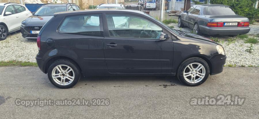 Black Volkswagen Polo 2007 in Tallinn, with an engine capacity of 1.20 L and mileage of 132 thousand km for 1200 €, photo 6 on AUTOMOTO.COM.LV