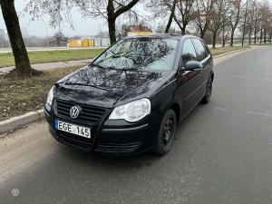 Black Volkswagen Polo 2008 in Vilnius, with an engine capacity of 1.42 L and mileage of 230 thousand km for 1750 €, photo  on AUTOMOTO.COM.LV