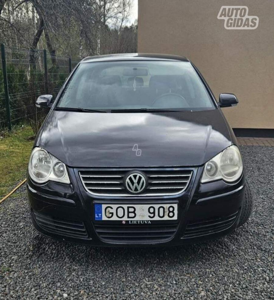 Black Volkswagen Polo 2008 in Vilnius, with an engine capacity of 1.40 L and mileage of 211 thousand km for 1350 €, photo 1 on AUTOMOTO.COM.LV