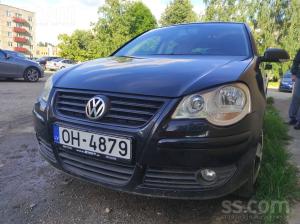 Black Volkswagen Polo 2008 in Jekabpils, with an engine capacity of 1.20 L and mileage of 219 thousand km for 2400 €, photo 3 on AUTOMOTO.COM.LV