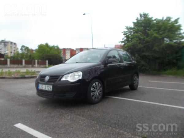 Black Volkswagen Polo 2009 in Daugavpils, with an engine capacity of 1.20 L and mileage of 287 thousand km for 1350 €, photo 1 on AUTOMOTO.COM.LV