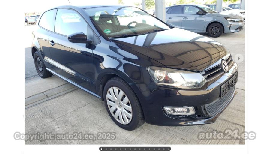 Black Volkswagen Polo 2010 in Tallinn, with an engine capacity of 1.20 L and mileage of 198 thousand km for 1800 €, photo 2 on AUTOMOTO.COM.LV