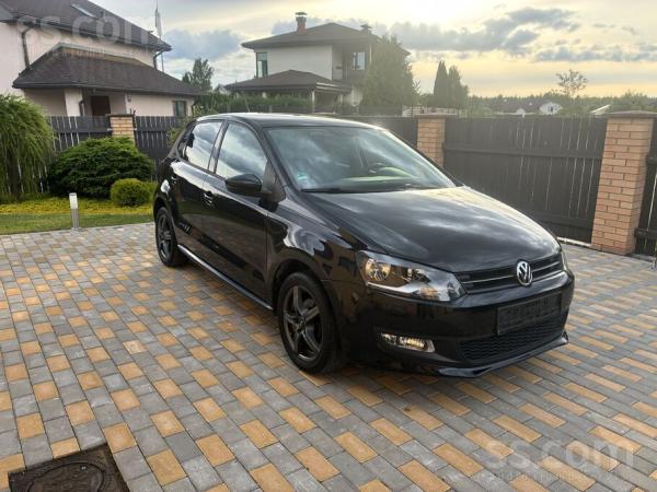 Black Volkswagen Polo 2011 in Riga, with an engine capacity of 1.20 L and mileage of 0 thousand km for 6990 €, photo 1 on AUTOMOTO.COM.LV