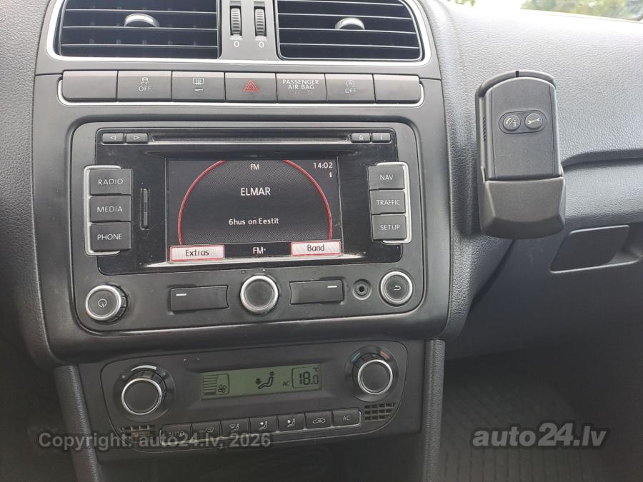 Black Volkswagen Polo 2011 in Paide, with an engine capacity of 1.20 L and mileage of 293 thousand km for 3890 €, photo 17 on AUTOMOTO.COM.LV