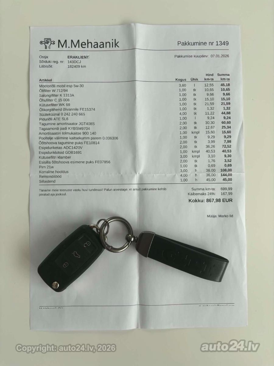 Black Volkswagen Polo 2012 in Parnu, with an engine capacity of 1.40 L and mileage of 185 thousand km for 8500 €, photo 12 on AUTOMOTO.COM.LV