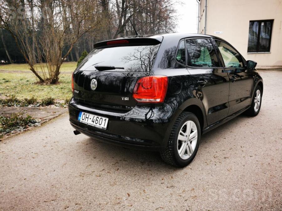 Black Volkswagen Polo 2013 in Daugavpils, with an engine capacity of 1.20 L and mileage of 116 thousand km for 5600 €, photo 3 on AUTOMOTO.COM.LV