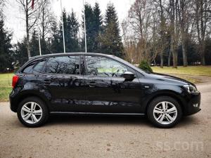 Black Volkswagen Polo 2013 in Daugavpils, with an engine capacity of 1.20 L and mileage of 116 thousand km for 5600 €, photo 6 on AUTOMOTO.COM.LV