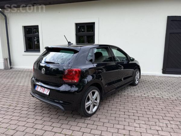Black Volkswagen Polo 2013 in Gulbene, with an engine capacity of 1.60 L and mileage of 264 thousand km for 7000 €, photo 7 on AUTOMOTO.COM.LV