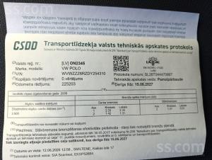 Черный Фольксваген Поло 2013 в Валмиера, объемом двигателя 1.60 л и пробегом 226 тыс. км за 4750 €, фото 19 на AUTOMOTO.COM.LV