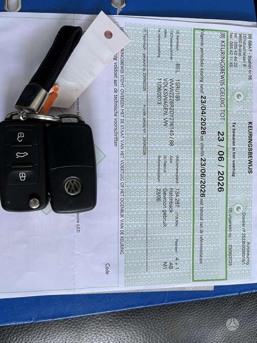 Black Volkswagen Polo 2013 in Siauliai, with an engine capacity of 1.20 L and mileage of 147 thousand km for 3950 €, photo 19 on AUTOMOTO.COM.LV
